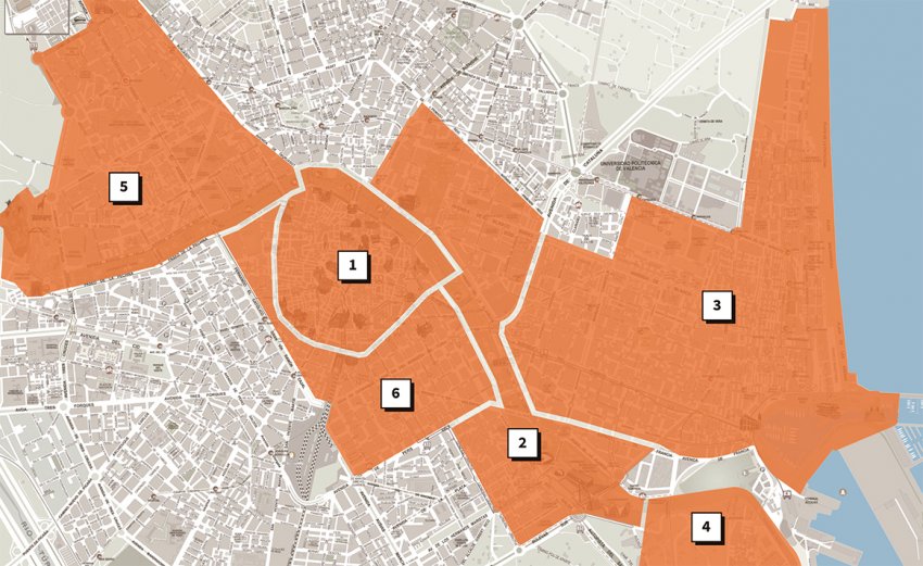 Map of Valencia | Valencia tourist map | Google maps Valencia